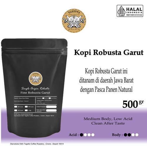 Promo KOPI ROBUSTA GARUT 500GR BIJI ATAU BUBUK | NATURAL PROCESS COFFEE ...