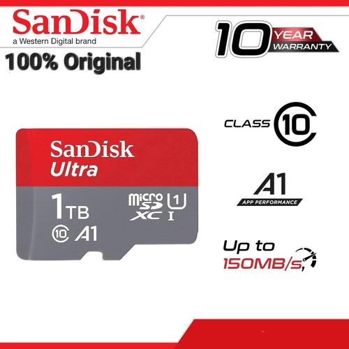 Jual SanDisk MicroSD Ultra 1TB 150mb/s A1 Class 10 - Micro SD 1 TB ORIGINAL - Jakarta Utara ...