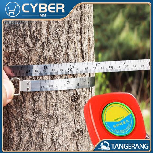 Jual 2000mm Tree Diameter Tape Stainless Tree Ruler Meter Measuring ...