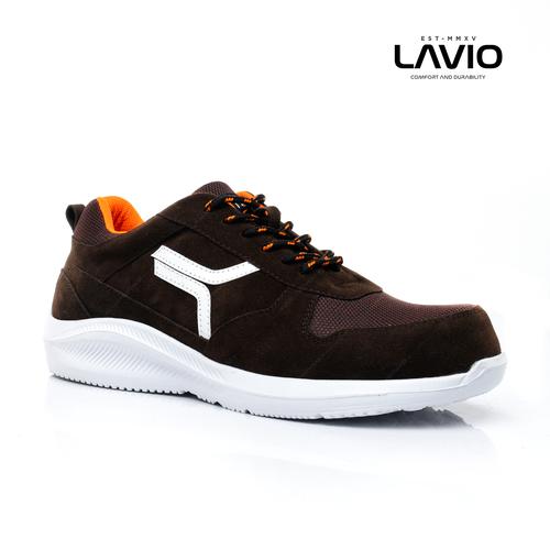 Jual sepatu safety sporty lavio sneakers kerja keren ujung besi ringan ...