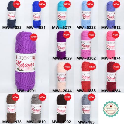 Jual KATALOG - Benang Rajut Mawar / Soft Acrylic Mawar Yarn 1 - 1809 ...