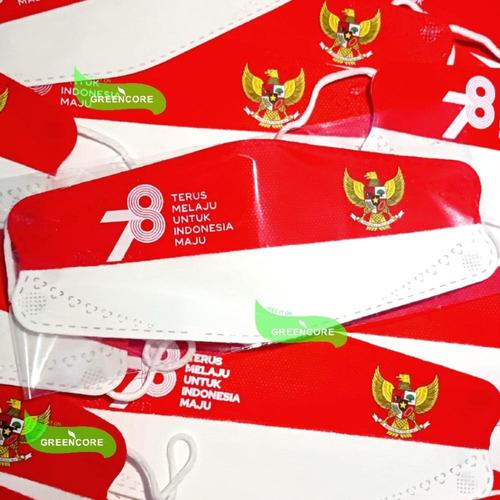 Jual Masker merah putih bendera indonesia kf94 logo hut ri 4 lapis ply ...