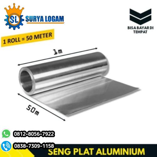 Jual plat roll alumunium 0,7 mm 1,00 x 25 meter - alumunium sheet 0,7mm ...