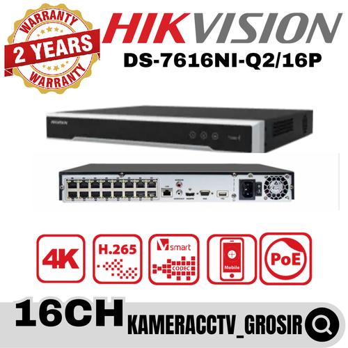 Jual NVR IP CAMERA CCTV 16CH HIK VISION DS-7616NI-Q2/16P POE - Tanpa Hardisk - Jakarta Barat ...