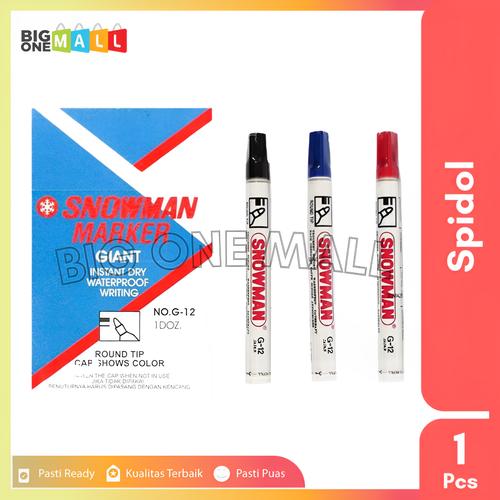 Promo Spidol Permanent Marker, Tinta Permanen Spidol Warna Papan Tulis ...