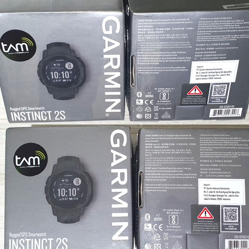 Jual Garmin Instinct 2 S 2s Garansi Resmi TAM Graphite Black Hitam ...