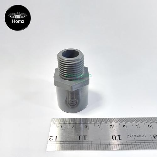 Jual SDL 1/2" inch Aw SOKET/Sok Drat Luar 0,5in Pvc/Sok Ulir Sambungan ...