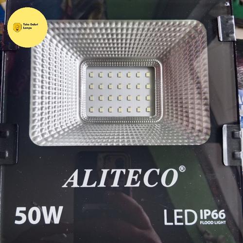 Jual LAMPU TEMBAK LED SOROT 50 WATT 50W OUTDOOR FLOODLIGHT IP66 PUTIH ...