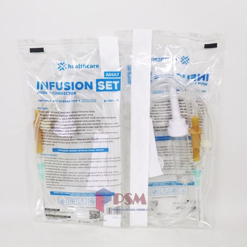Jual GEA MPM Infusion Set Adult Standart Type / Alat Infus Set Dewasa ...