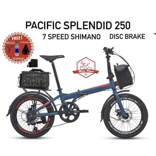 Jual Pacific Splendid 250 20 inch 7 Speed Shimano Disc Brake Free Tas ...