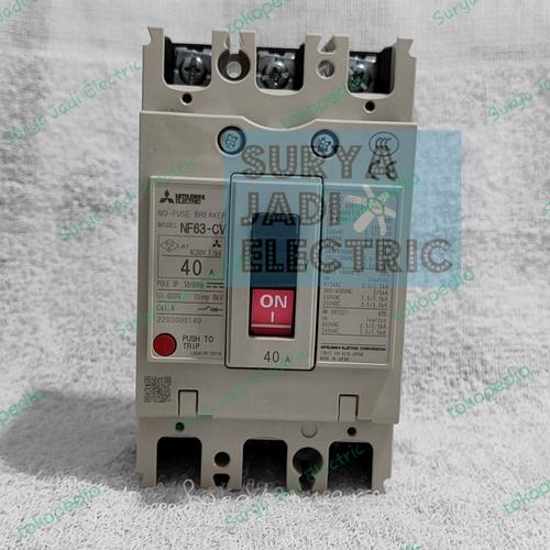 Jual MCCB Mitsubishi 40A / Breaker NFB 63CV NF63-CV 40A 3P ORIGINAL JAPAN - Kota Medan - Surya ...