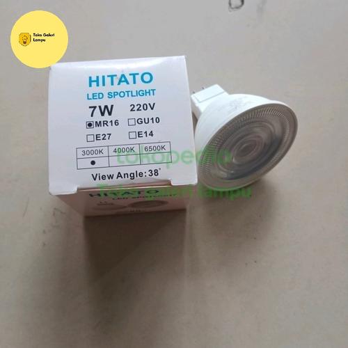 Jual HITATO LED SPOTLIGHT MR16 220V COB LAMPU SOROT PAR 7W 7WATT ...