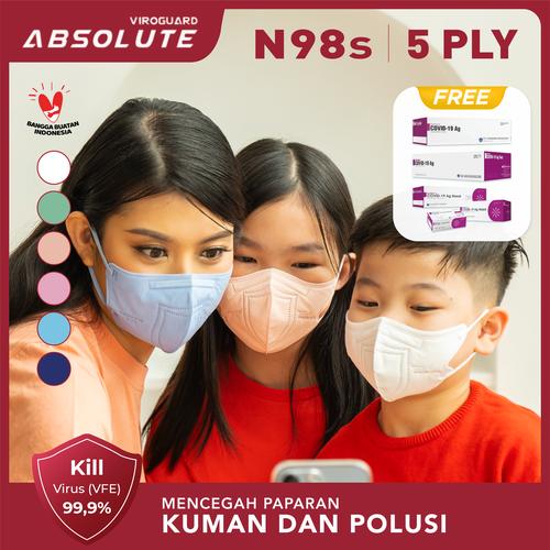Promo Masker N98 5 Ply Medis Antivirus HeiQ Viroblock - Absolute (12pcs ...