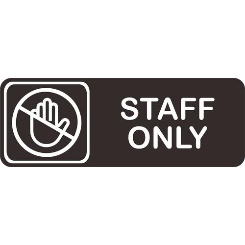 Jual staff only signage - logo ruang staff - staff only - acrylic ...