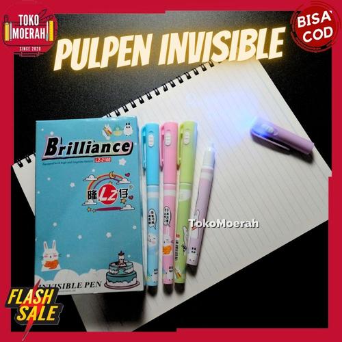 Jual PULPEN AJAIB PULPEN INVISIBLE PEN SENTER UV BRILLIANCE LUCU UNIK ...
