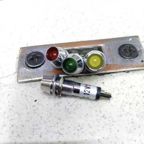 Jual Pilot lamp led besi 12vdc 12v 12 v 12volt 12 volt drat 8mm ...