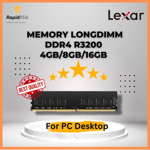 Jual Memory Ram Lexar Longdimm DDR4 3200Mhz 4GB/8GB/16GB - Jakarta Pusat - RapidKlik | Tokopedia