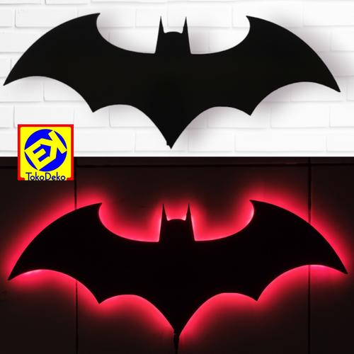 Jual Dekorasi Kamar Hiasan Dinding Lampu Hias Logo Batman - Kota Bogor ...