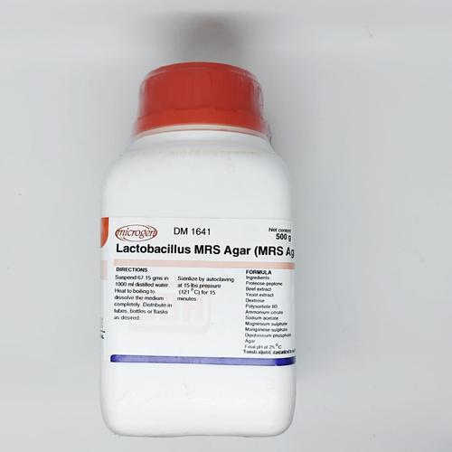 Jual Lactobacillus MRS Agar (MRS Agar) 500 gram Microgen - Kota ...