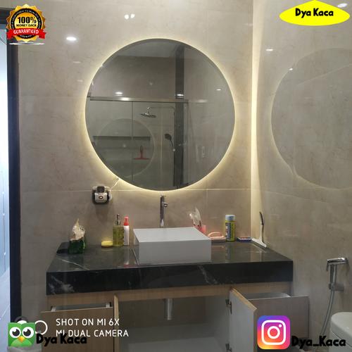 Jual Cermin Kamar Mandi, Cermin kamar, Bulat LED D30 & D40 - Tanpa LED ...
