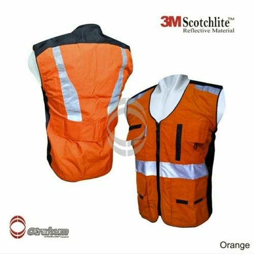 Jual Rompi Safety Vest Kerja K3 HSE Lapangan Bandara, Tambang, Proyek ...