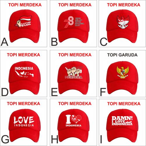 Jual TOPI GARUDA MERDEKA 17 AGUSTUS MERAH PUTIH - Putih - Jakarta Barat ...