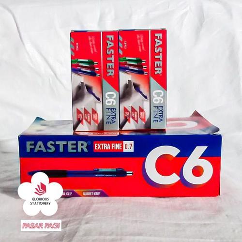 Jual ballpoint Faster C6 - Jakarta Barat - Glorious Stationery | Tokopedia