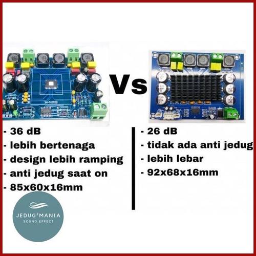 Jual PCB Kit Power Amplifier Class D TPA3116D2 Stereo 2x120W IC 32 Pin ...