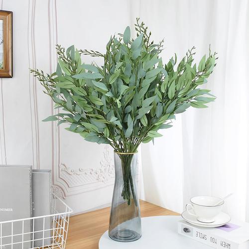 Jual Daun 5Cabang Ruscus Willow Plastik - Daun Willow Leaf Artificial ...