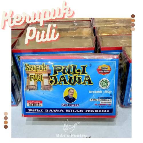 Jual Krupuk Puli PULI JAWA Cap Potret Khas Kediri (Krecek/Kerupuk ...