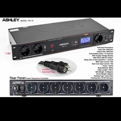 Jual Power Distributor Ashley PD 10 / Ashley PD10 ORIGINAL ASHLEY ...