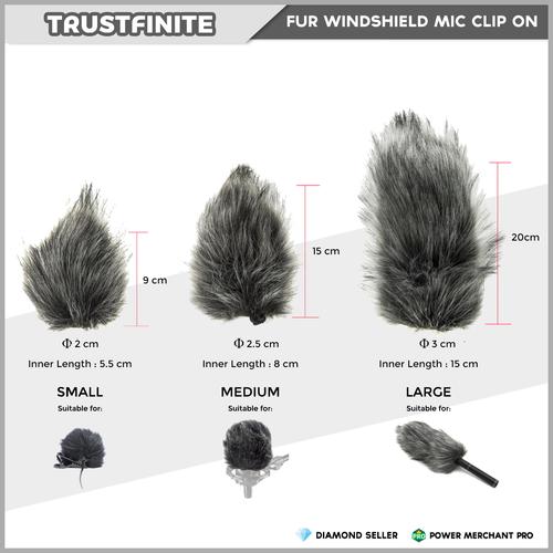 Jual Windshield Mic Boya BY-M1 Rode Shotgun WindScreen Dead Cat Mic ...