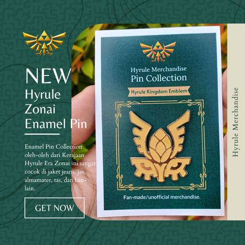 Jual Hyrule Zonai Enamel Pin The Legend of Zelda Tears of The Kingdom ...