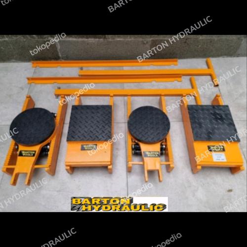 Jual Set 60T Space Roller Skid Skate Tank Machine Trolley CRS-60 BARTON ...