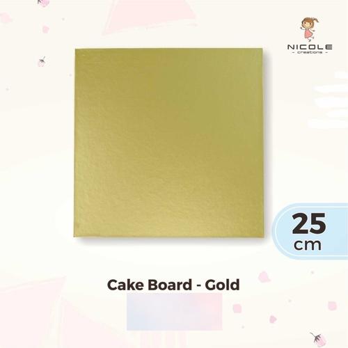 Jual Tatakan/alas kue kotak Gold Tea Leaf 25cm NCL - Kota Bekasi ...