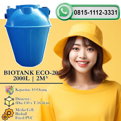 Jual TANGKI FIBER KAPASITAS 2000 LITER 2M3 / BIOTECH BIOTANK - Kab ...