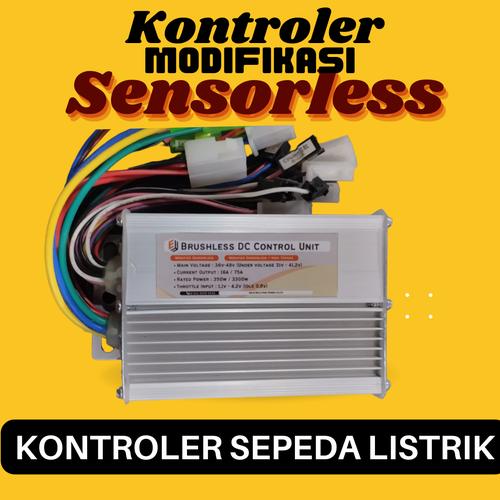 Jual Controller Kontroler Sensorless 36v 48v Sepeda listrik Motor ...