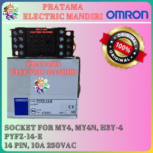 Jual OMRON Socket Relay PYF14A-E PYF14AE Untuk Relay MY4N ORIGINAL ...