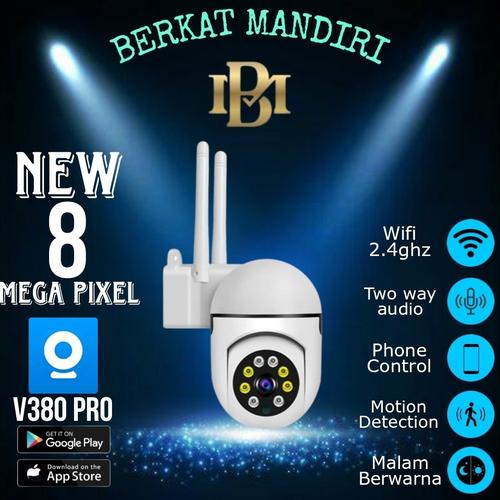 Promo NEW V380 PRO IP KAMERA CCTV WATERPROOF 8MP FULL HD WIFI WIRELESS ...