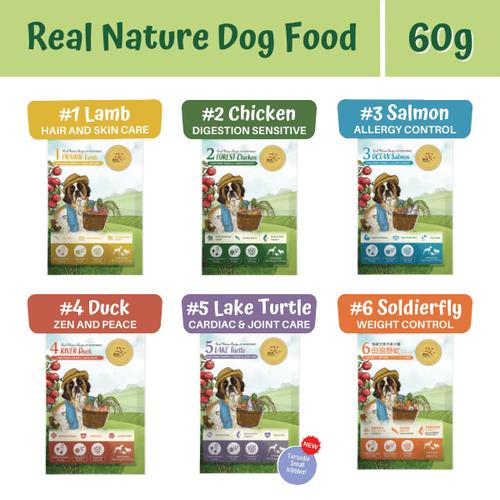Jual REAL NATURE - makanan anjing/dog food - 60g small package ...