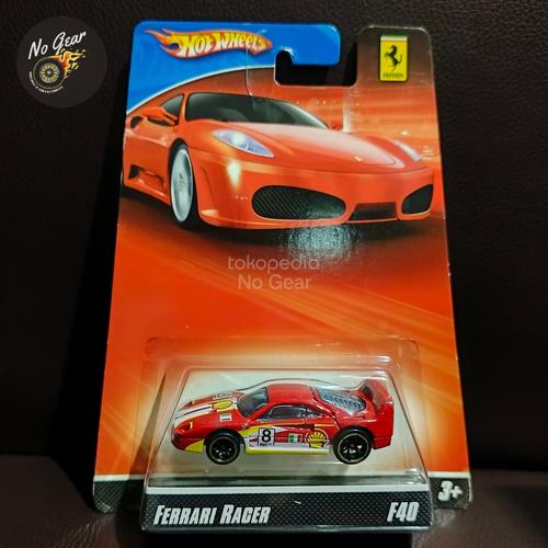 Jual Hotwheels Ferrari Racer F40 Shell Red Rare card varian polos - Kota Tangerang Selatan - No ...