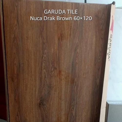 Jual Granit Garuda Tile 60×120 Nuca Drak Brown Motif Kayu - Kab. Bogor ...