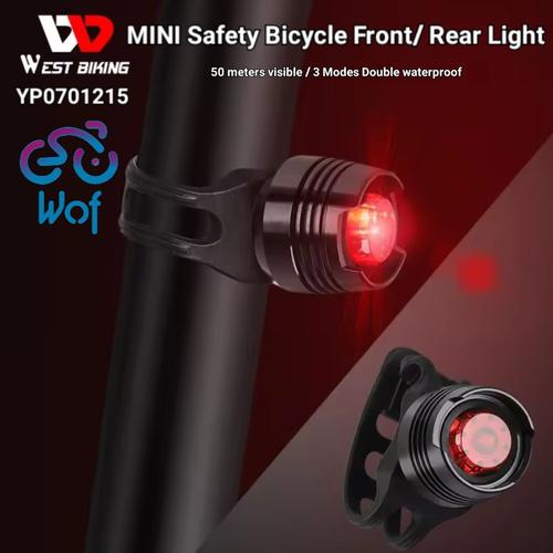 Jual WEST BIKING 215 Lampu LED Mini Belakang Sepeda 3mode Strobe Tail ...
