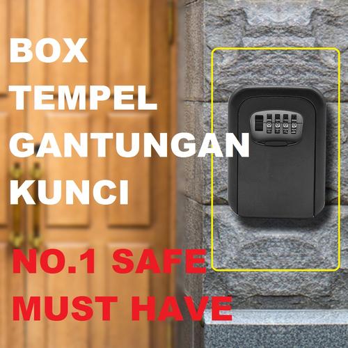 Promo KEYBOX KOTAK KUNCI BESI DINDING KEY BOX KOTAK GANTUNGAN KUNCI ...