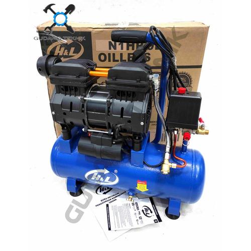 Jual Kompresor Angin 9L OILESS Listrik 1HP N1HP HNL HL H&L / Air ...