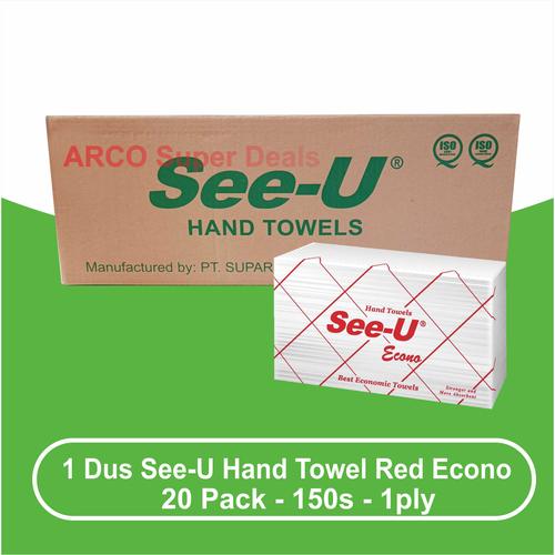 Jual 1 DUS Tissue See-U Hand Towel Tissue Wastafel Tisu Serbaguna ...