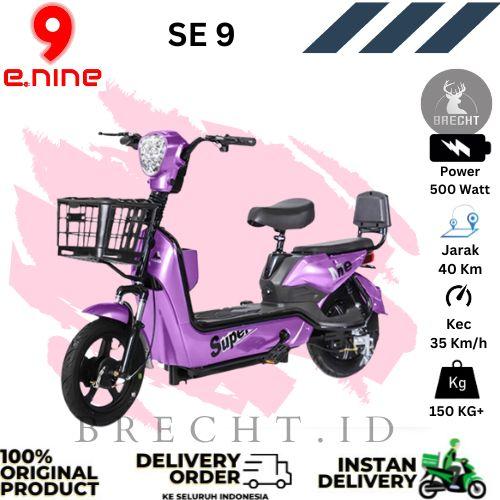 Jual Sepeda Listrik E-NINE SE-9 500 Watt E NINE SE 9 - Biru - Kota ...