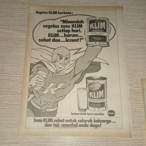 Jual Iklan Cetak Jadul Susu Klim - Putih - Kota Bandung - Kawan ...