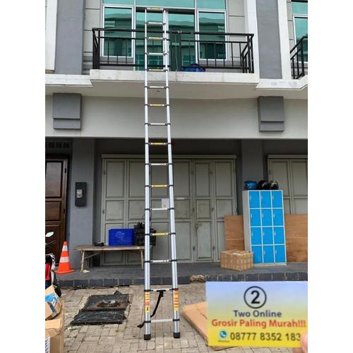 Jual Tangga Lipat Aluminium Teleskopik 6M Single Telescopic Ladder 6 ...