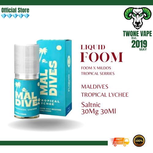 Jual Liquid Foom Maldives Tropical Lychee Salt Nic 30ML by Foom x ...